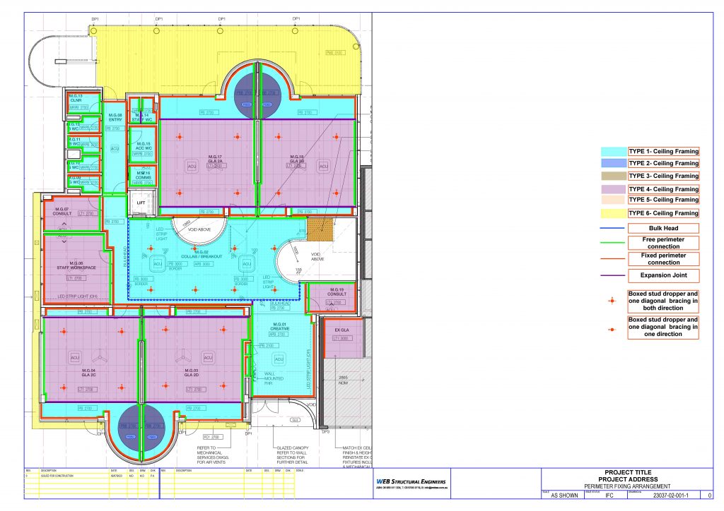SEISMIC CEILING AND COMPLIANCE TO AS 1170.4 - WEB STRUCTURAL ENGINEERS
